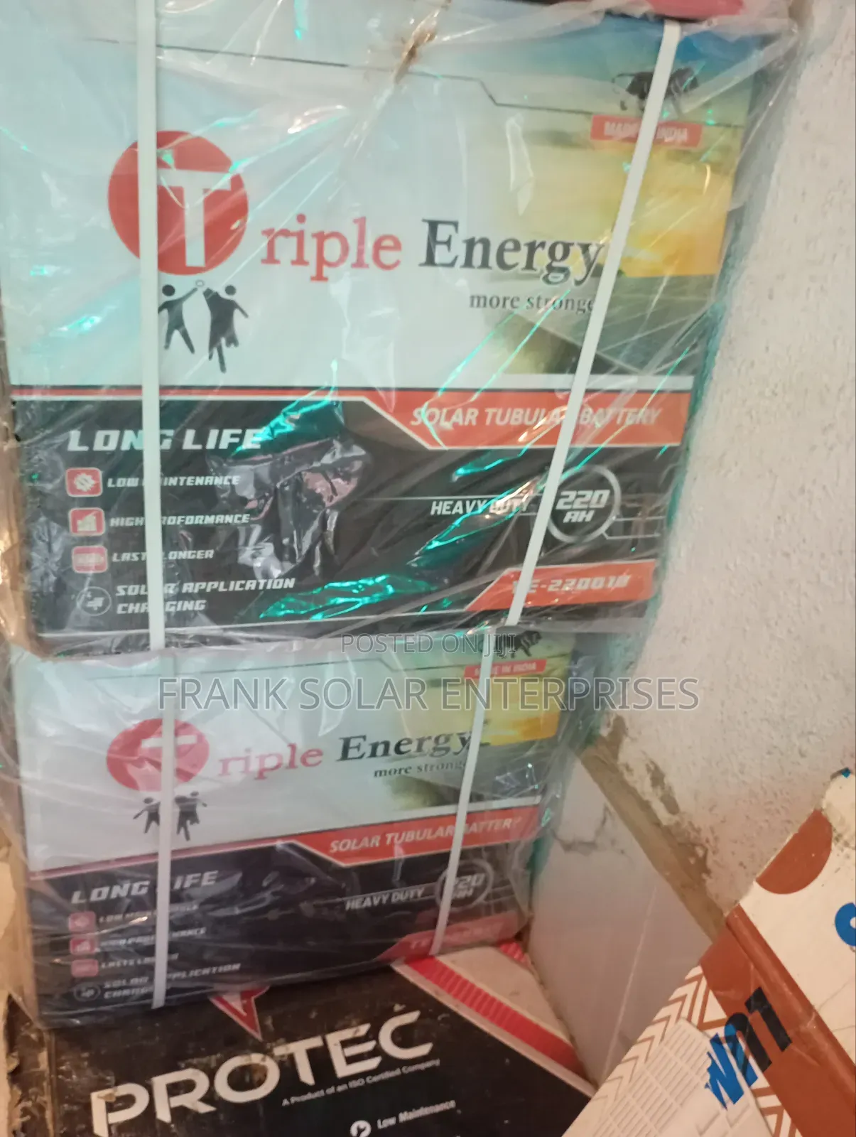 12v220ahms Triple Energy Solar Tubular Battery in Ajah - Electrical ...