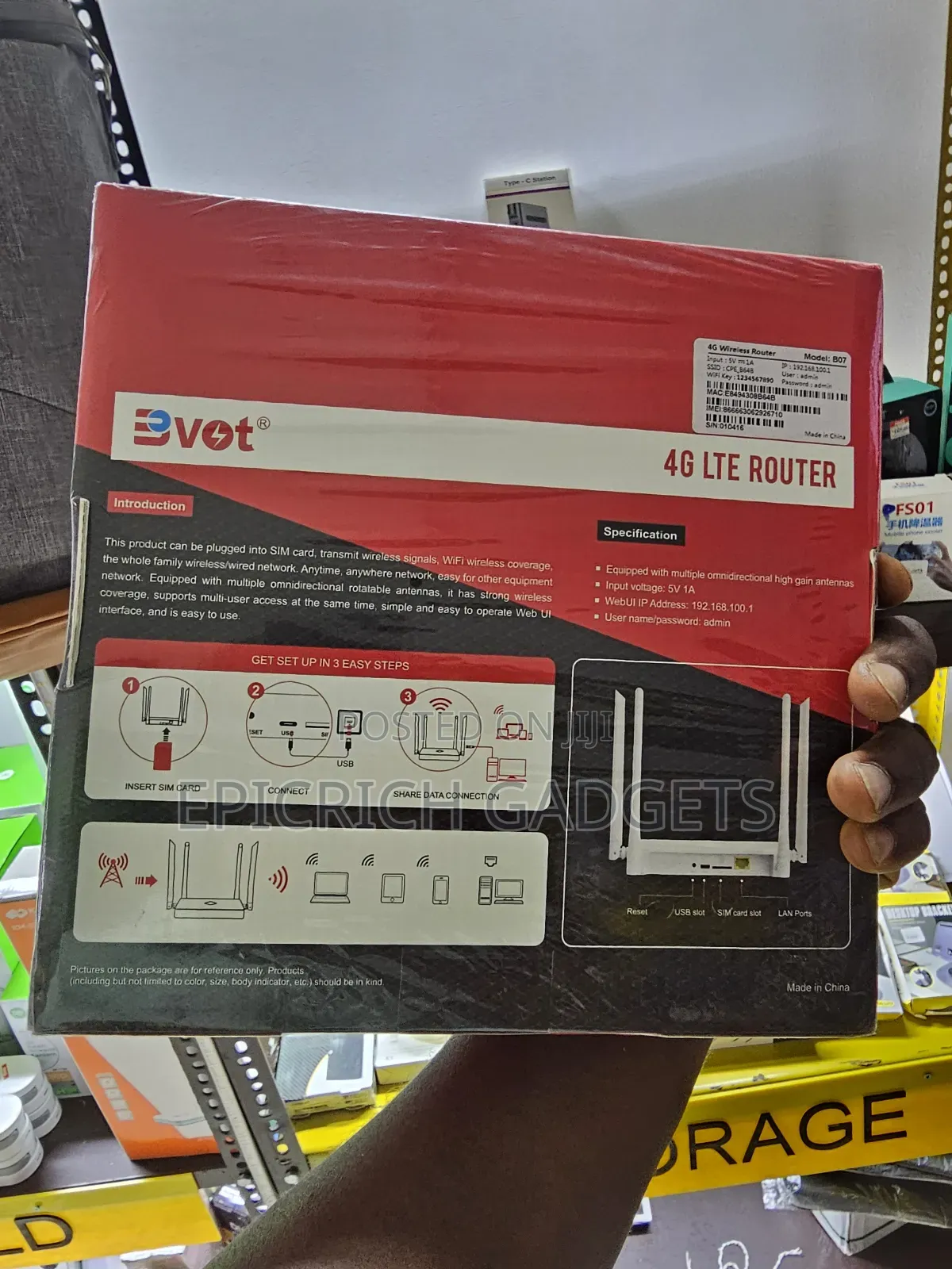 Bvot 4g Universal Router in Central Business District - Networking ...