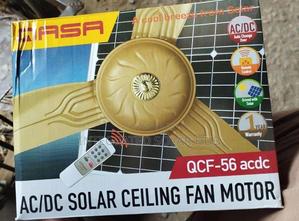 Qasa Solar Ceiling Fan 12v in Ojo - Home Appliances, Solar Hub | Jiji.ng