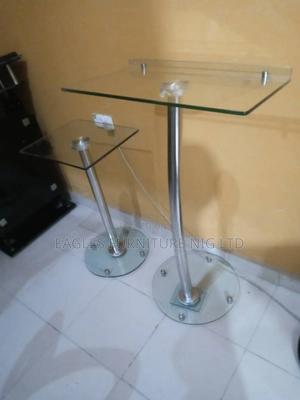 2 in 1 Glass Transparent Pulpit in Ikeja - Furniture, Eagle's Furniture ...