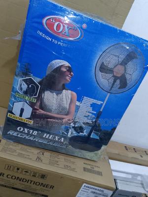 Ultra Quiet 18inches Ox Rechargeable Standing Fan in Ojo - Home ...