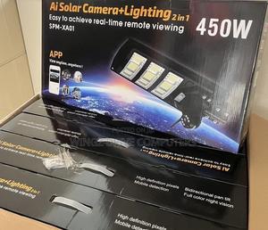 450watts Solar Camera + Street Light in Ikeja - Security & Surveillance ...