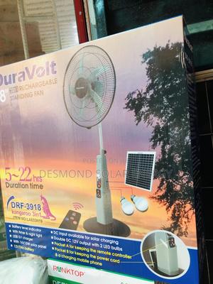 18”3in1 Duravolt Rechargeable Solar Fan in Ikorodu - Solar Energy ...
