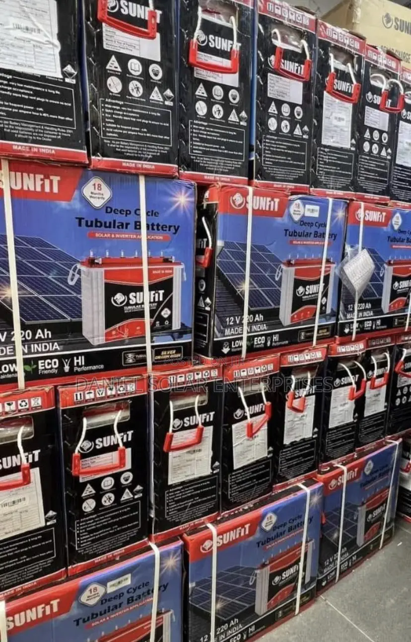 Sunfit Tubular Battery 220ah 12v in Ojo - Electrical Equipment, Daniel ...
