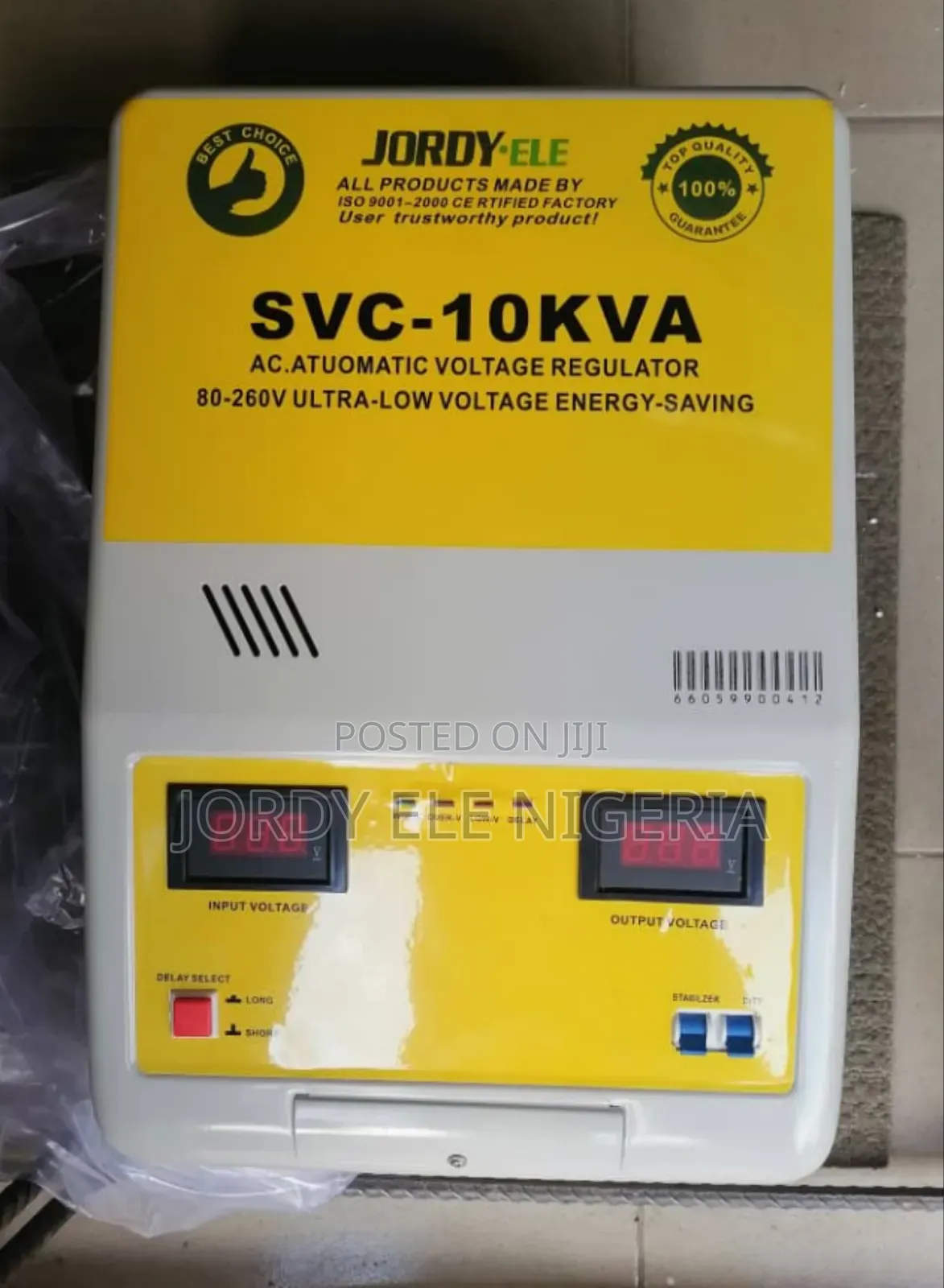 10kva Avr Double Servo Motor Stabilizer for sale - Jordy Ele NIGERIA ...