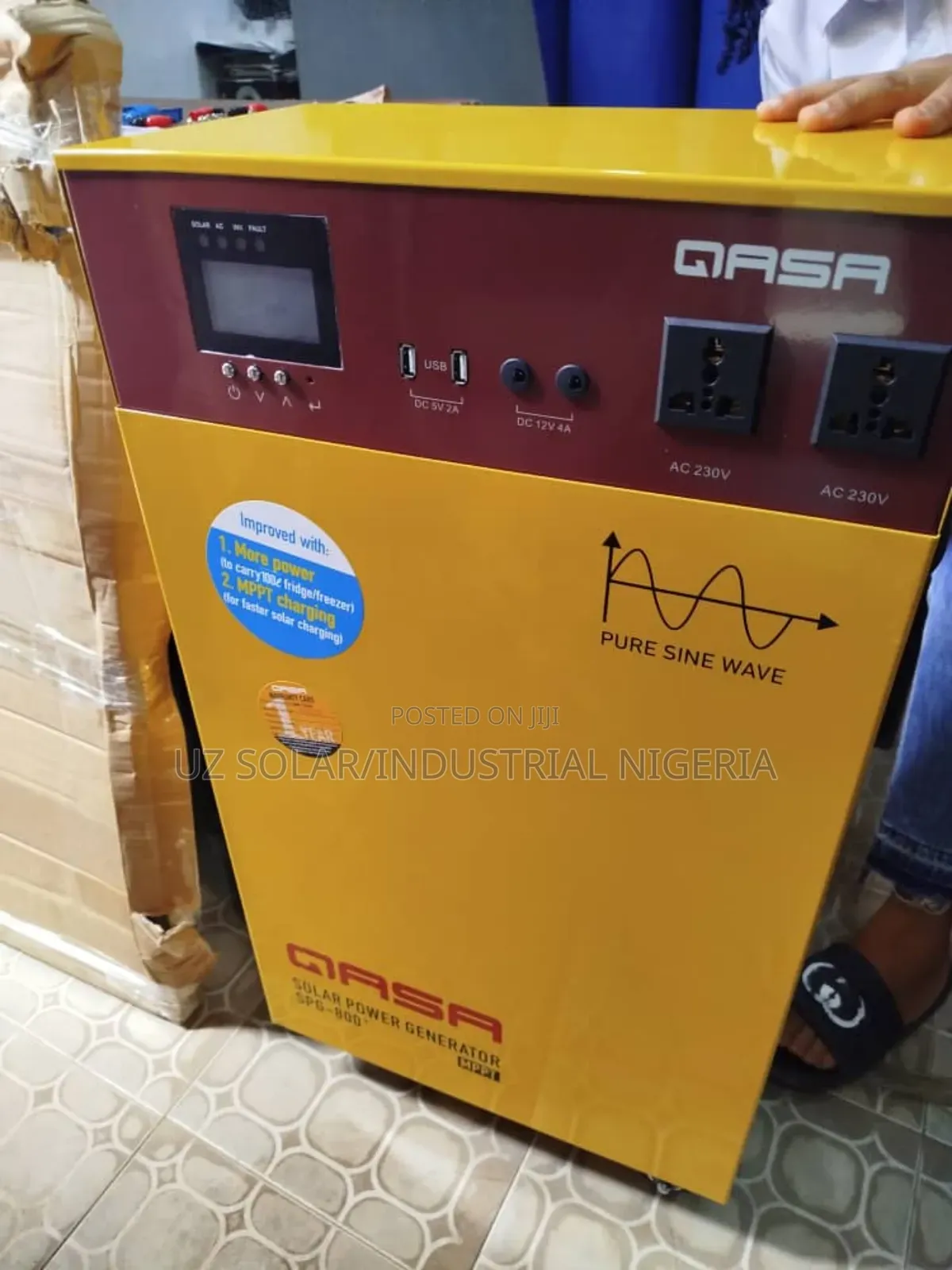 800w Qasa Solar Generator With 300w Solar Panel 2 PCS in Ibadan ...