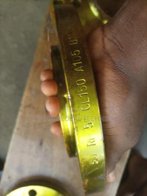 Flange, Slip-On, 5" 150lb Forged Carbon Steel 8 Bolt Holes in Port ...