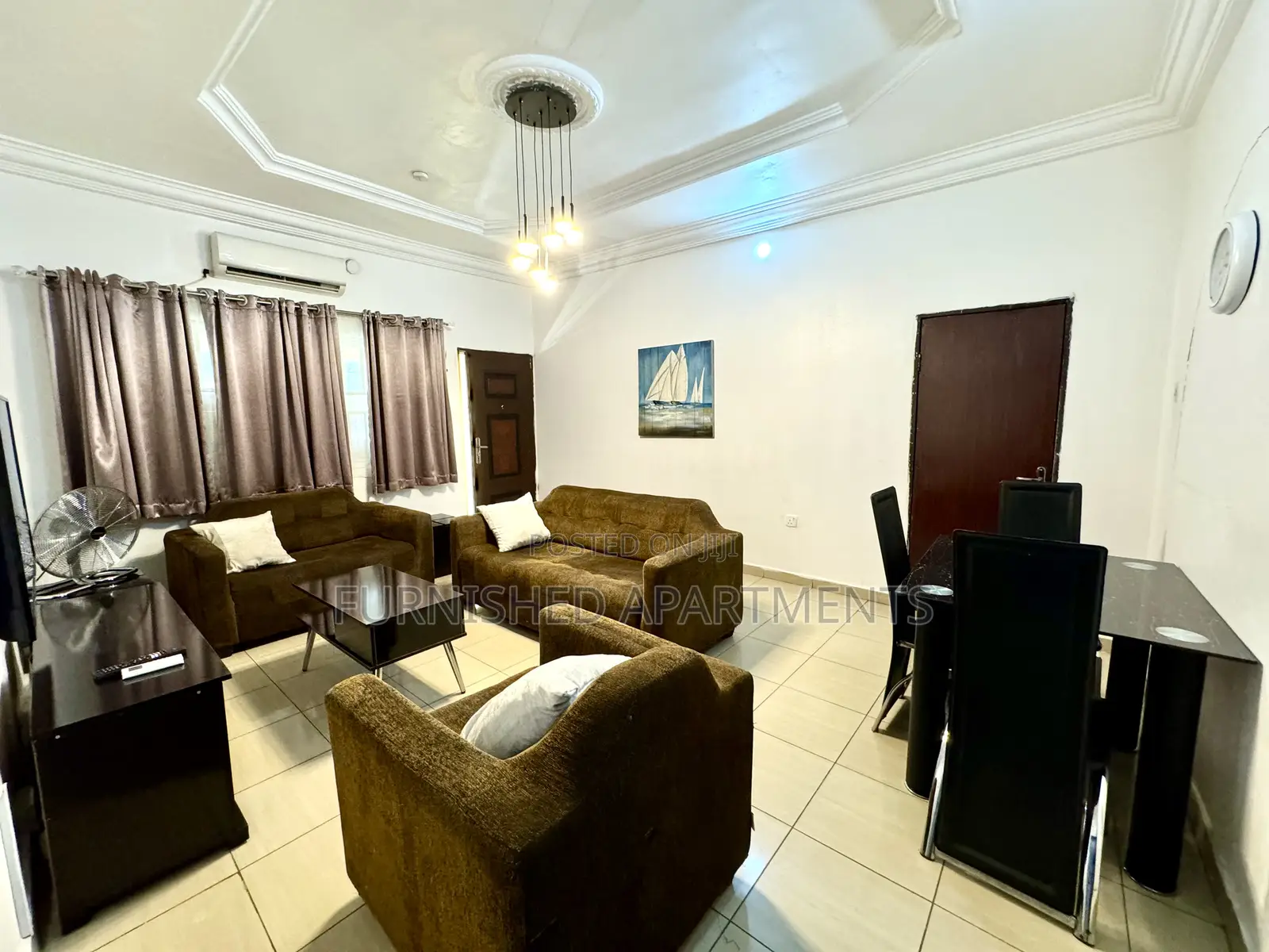 Furnished 3bedroom Flat 6guests Max Wifi N 24hrs Lit in Utako - Short ...