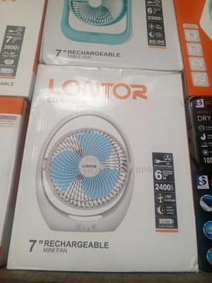 Lontor Rechargeable Table Fan 7 Inches 030 in Lagos Island (Eko) - Home ...