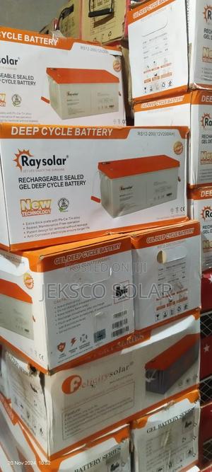 Dry Cell/Gel Battery, Raysolar 200ah in Ojo - Solar Energy, Jeksco Solar Gabriel | Jiji.ng