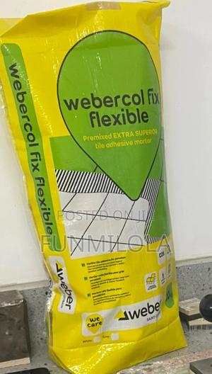 Webercol Fix Flexible Adhesive for Porcelain Stoneware (20kg in Mushin - Building Materials ...