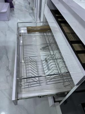 80cm Built in - Pull Out Stainless Plate Rack in Orile - Plumbing ...