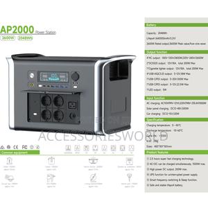 UAPOW AP2000 2600W 2048wh 640000mah Portable Power Station in Ikeja ...