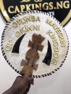Customised Animal Skin Igbo Men Hand Fan in Ojo - Clothing Accessories ...