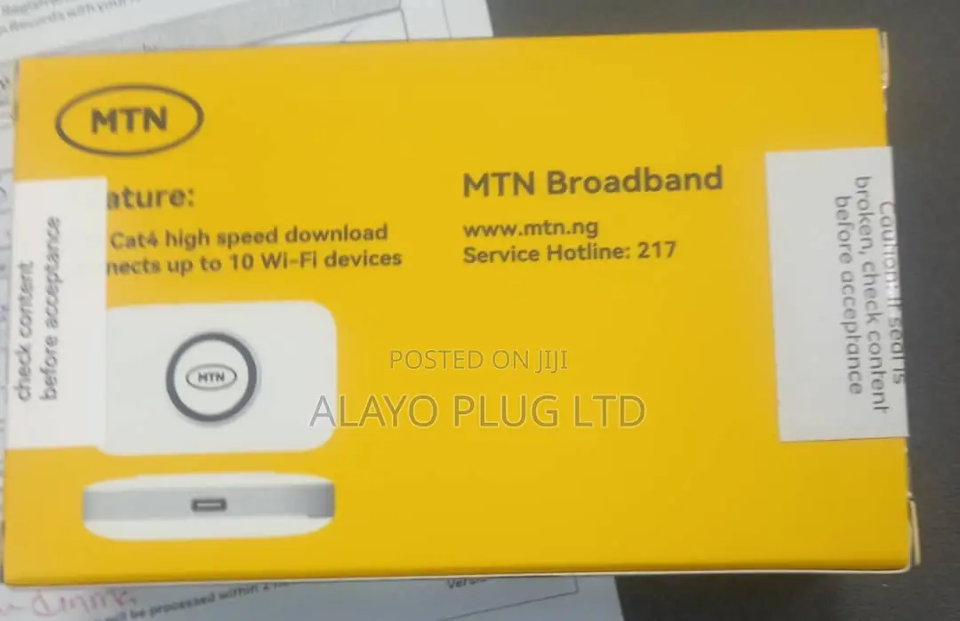 MTN Broadband Mifi for sale - ALAYO PLUG LTD Price: ₦ 14,999 on Jiji.ng ...