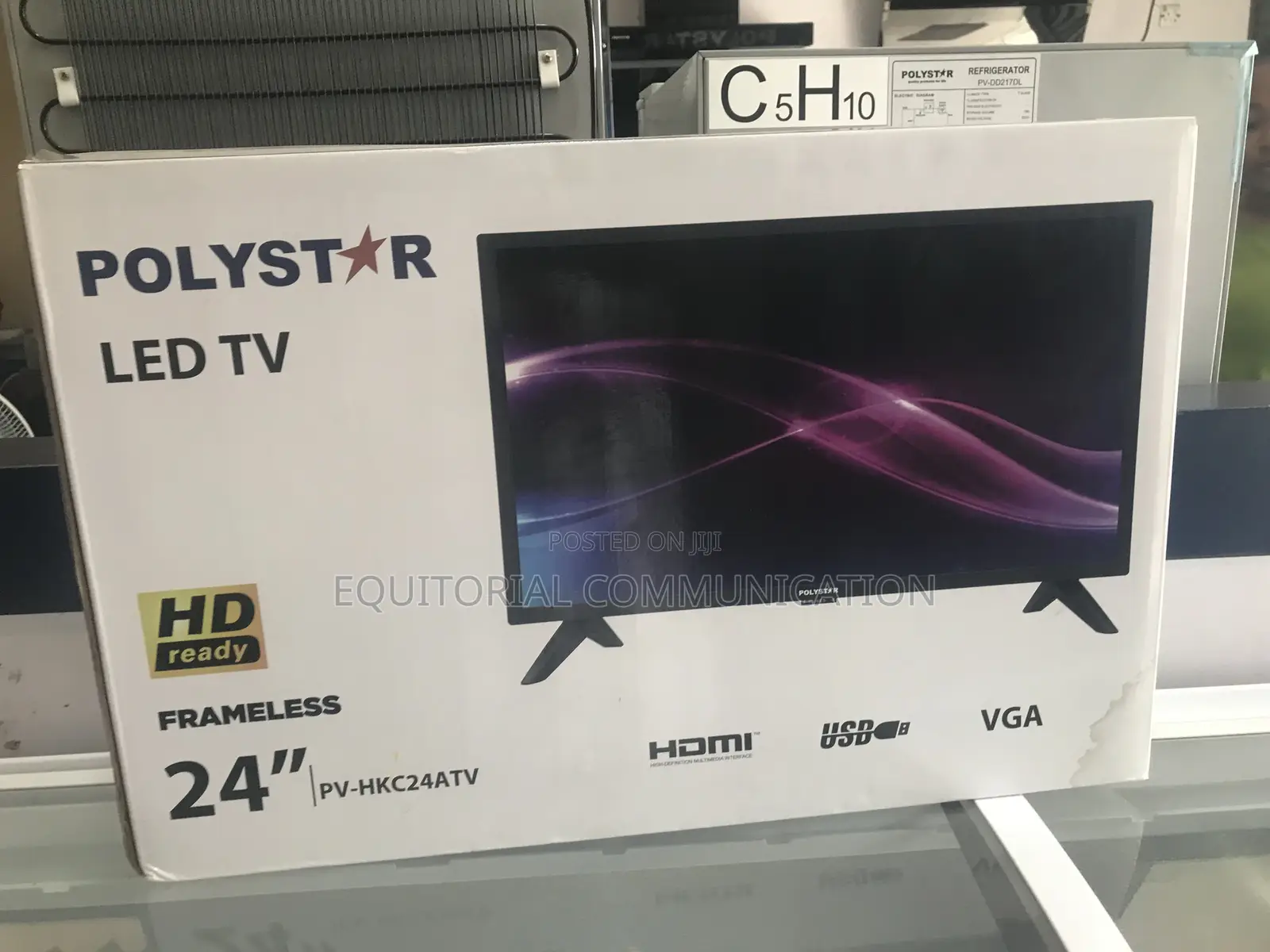 Polystar 24" LED Wide Viewing Range Frameless TV HDMI USB for sale ...