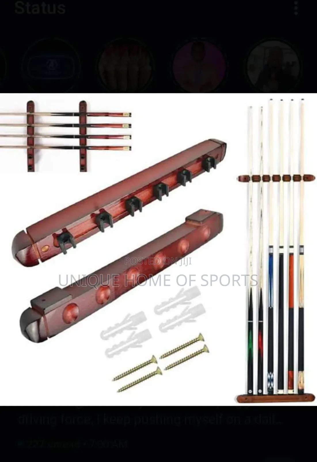 Snooker Cue Rack For Storing Sticks in Surulere - Sports Equipment ...