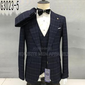 Corporate Official Turkish 3pcs Maligan Checkers Men’S Suit in Lagos ...