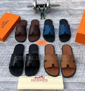 Hermes Quality Luxury Men Genuine Leather Pams in Lagos Island (Eko ...