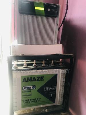 220A 12V Amaze Tubular Battery/3.5kva 24V Mopower Setup in Amuwo-Odofin ...