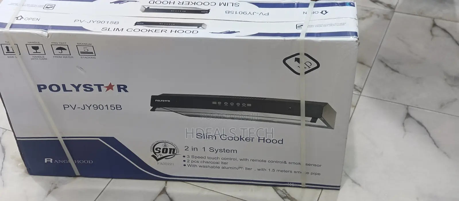 Polystar 90cm Rangehood-Pv-Jy9015b for sale - HDEALS TECH Price: ₦ ...