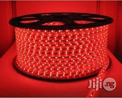 50 Meters Red Waterproof LED Strip Light, Tape Light, Flat Rope in ...