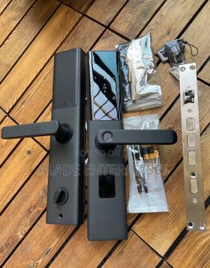High Quality Silk Black Smart Lock for Wood and Metal Doors for sale ...