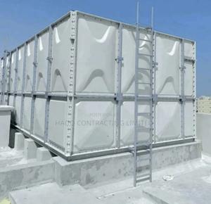 Fibreglass,FRP Water Tank Fabrication With Plinth Formation in Idu ...