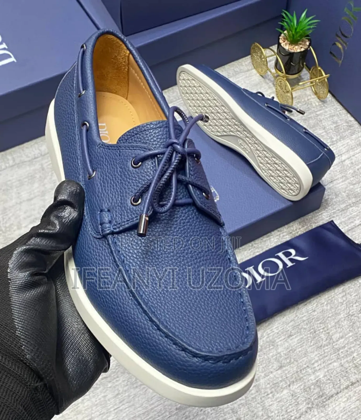 Dior Luxury Blue Color Shoe in Lagos Island (Eko) - Shoes, Ifeanyi ...