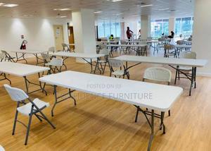 Thick Rubber Top Foldable Table With Metal Leg in Ikeja - Furniture ...