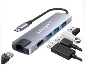 Airsky 5 in 1 Usb Type-C Adaptor - Hub/Hdmi Ultra in Ikeja - Accessories & Supplies for ...