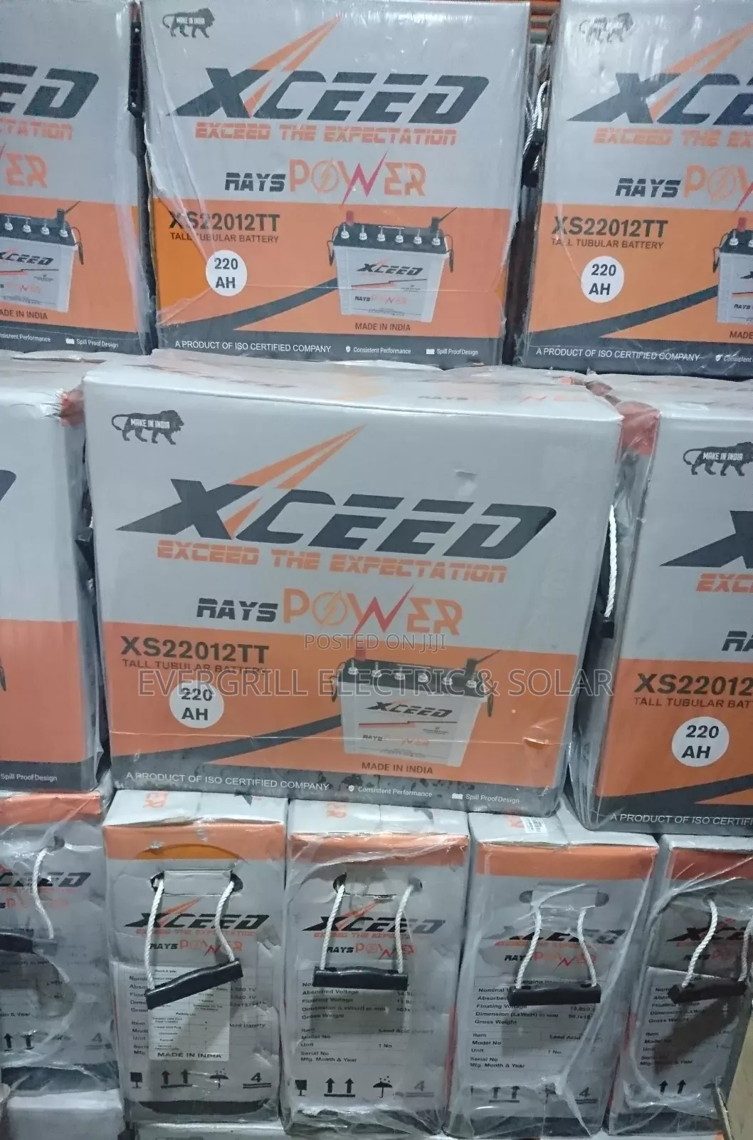 Exceed Power Tubular Battery 220ah 12V in Ojo - Solar Energy, Evergrill ...