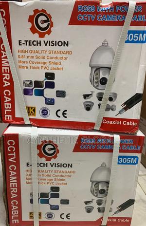 Quality E-Tech Vision RG59 With Power CCTV Camera Cable 305M for sale ...