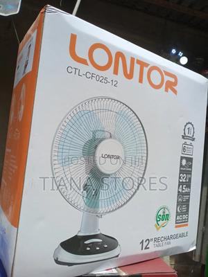 Lontor 12 Inches Rechargeable Table Fan in Ojo - Home Appliances, Tiana ...
