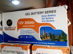 Gel Battery Solarplus 200 Ahms Dry Cell in Lagos Island (Eko) - Solar Energy, De-rapidlink Solar ...