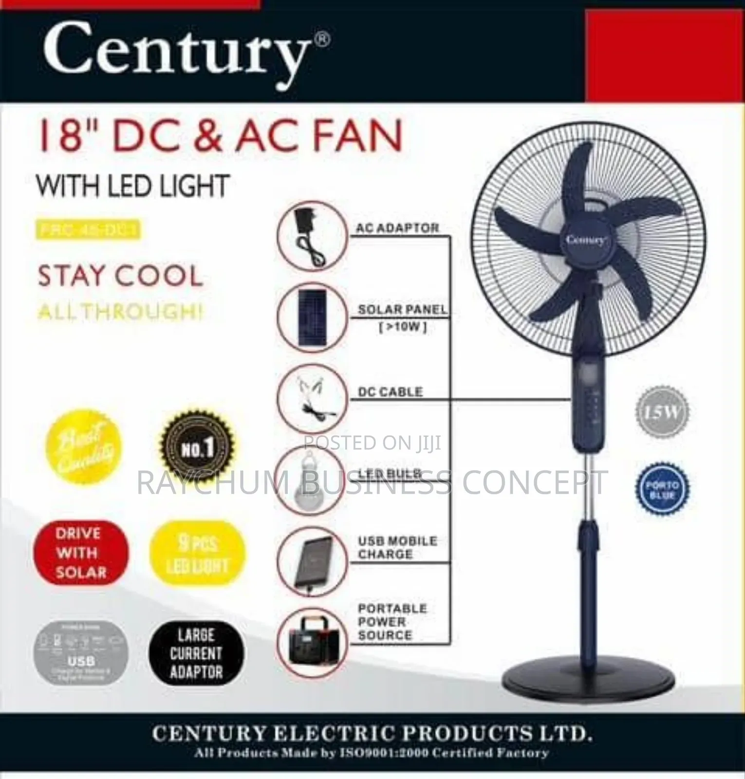 Century Ac and Dc Fan Suitable for Solar Energy in Ojo - Home ...