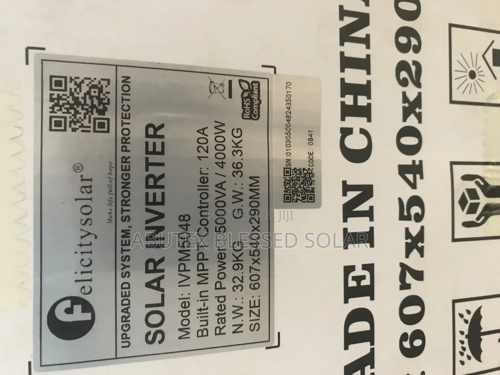 5kva 48v Felicity Solar Inverter Ivpm Hybrid in Nsukka - Solar Energy ...