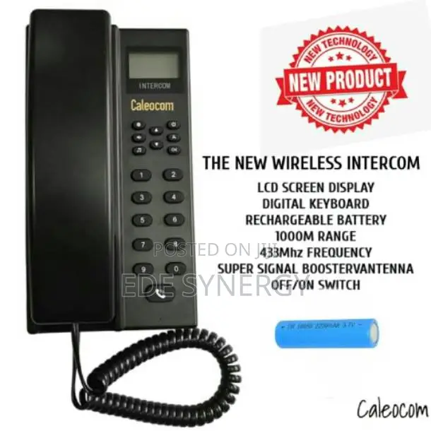 Wireless Intercom Telephone With Display in Ikeja - Home Appliances ...