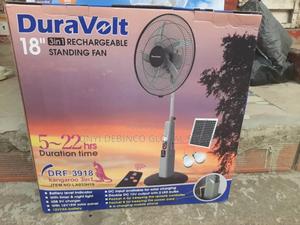 3 in 1 Duravolt 18inch Rechargeable Stand Solar Fan + Panel for sale ...