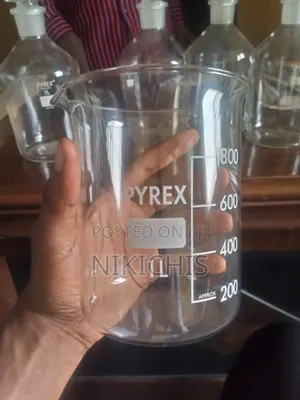 Pyrex Beaker Available in 50ml, 100ml, 250ml 1l for sale - Nikichis ...