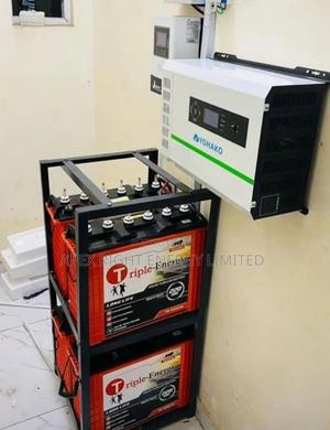 5kva Inverter System Setup/ 4pcs-tubular/ 12pcs-300w Panels in Agbara ...