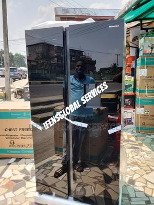 Hisense Mirror Face Side by Side Fridge in Port-Harcourt - Kitchen ...