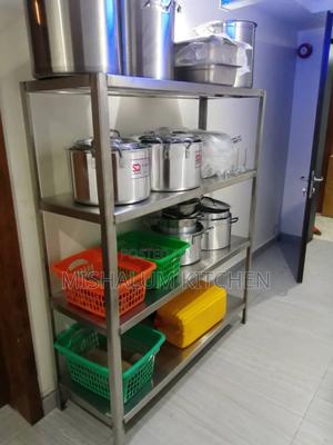 4 Steps Stainless Steel Multi-Purpose Shelve in Ikeja - Store Equipment, Mishalum Kitchen ...