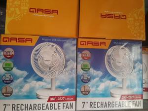 7" QASA Table Rechargeable Fan-Type-C and Lithium Type in Ibadan - Home ...