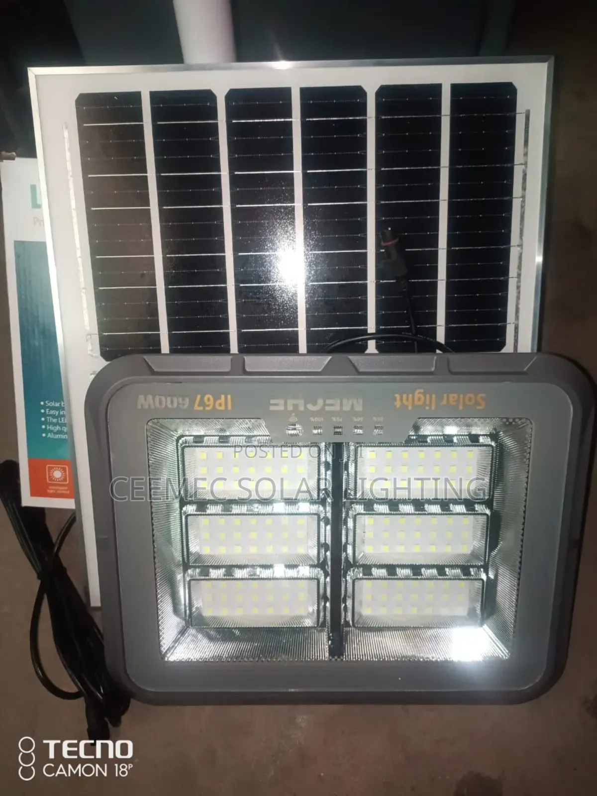 Best Quality Separate Panel Solar Street-Light 600w in Ikorodu ...