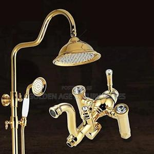 Gold Standing Shower 1a for sale - Golden Age Luxury Wares Price: ₦ ...