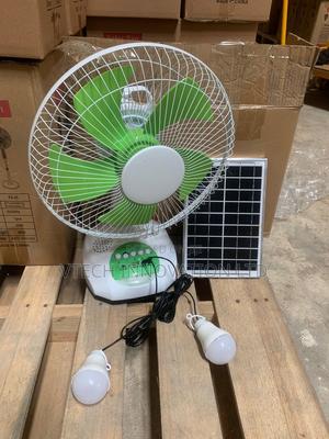 Rechargeable Table/ Desk Fans With Solar Panel for Charging in Ojo ...