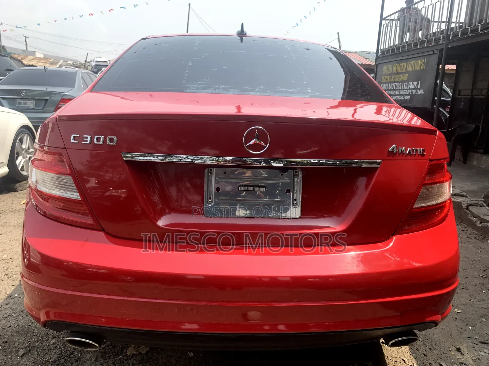Mercedes-Benz C300 2011 Red in Apapa - Cars, Imesco Motors Imesco | Jiji.ng