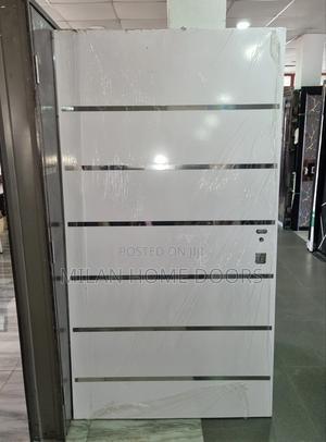 White 1060 (4ft Single Leaf) Israeli Security Door in Magodo - Doors ...