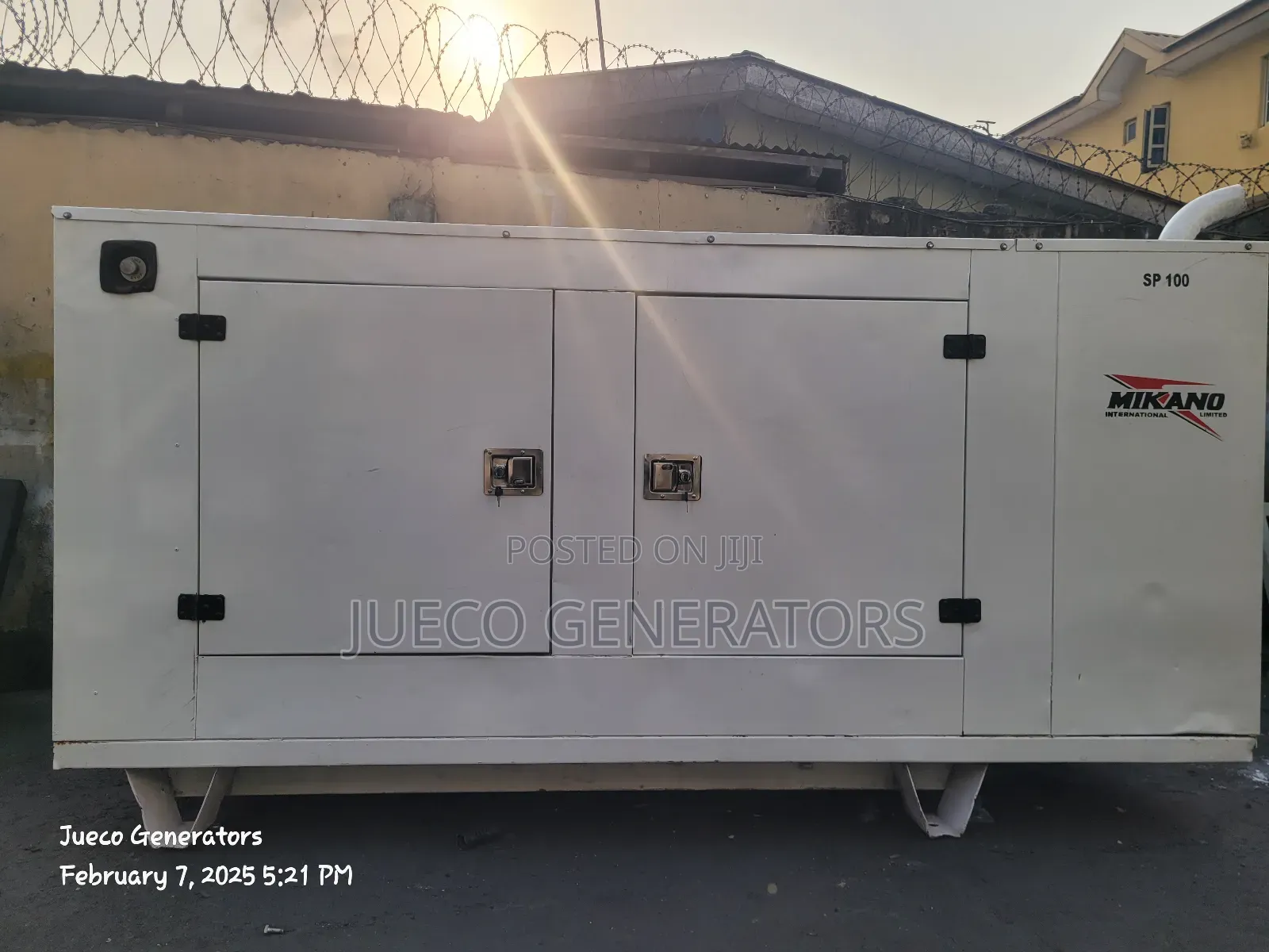100kva Ecoplus Perkins Mikano Diesel Generator for sale - Jueco ...